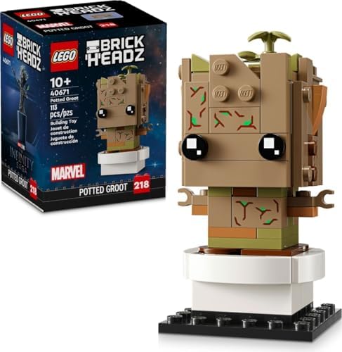 Amazon.com: Lego BrickHeadz 40671 - Potted Groot : Toys & Games