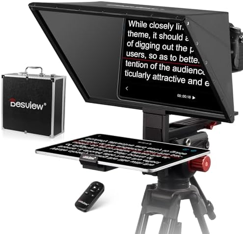 Amazon.com : Desview TP170 teleprompter, 17 inch High Display Glass ...
