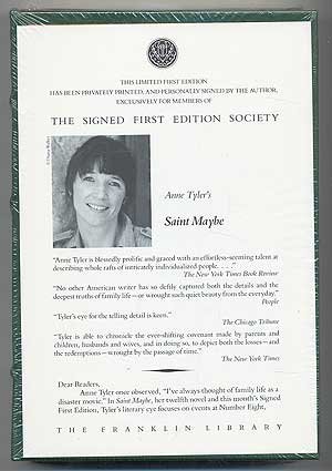Saint Maybe: TYLER, Anne: Amazon.com: Books