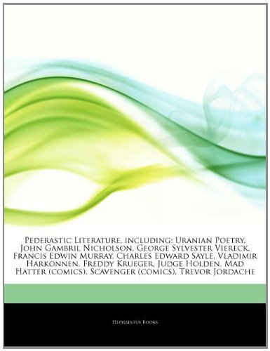 Amazon | Articles on Pederastic Literature, Including: Uranian Poetry ...