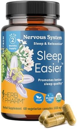 Amazon.com: Herb Pharm Sleep Easier Capsules with Valerian Root ...
