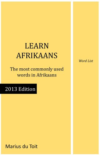 Learn Afrikaans - word list (Learn Afrikaans series Book 2013) eBook ...