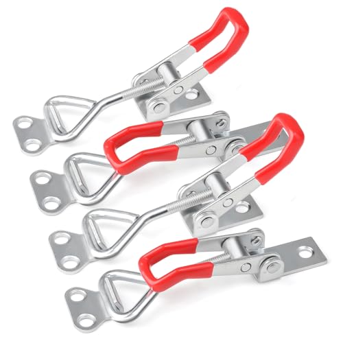 4 Pack Metal Toggle Latch, Adjustable 4001 Style Quick Release Tension ...