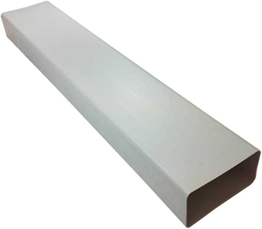 Kair Rectangular Flat Ducting 180mm x 90mm - 1 Metre Length Flat ...