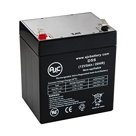 Amazon.com: AJC Vision CP1250 12V 5Ah UPS Battery - This is an Brand ...