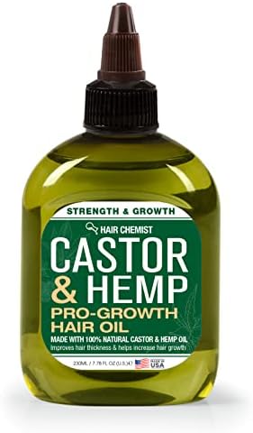 Amazon.com: Hair Chemist Castor and Hemp Pro-Growth Hair Oil 7.1 oz ...