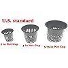 Amazon.com : HORTIPOTS 3.75 Inch Net Cup Pack of 24, Heavy Duty Net Pot ...