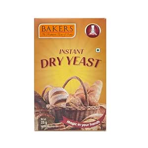 BAKERS Instant Dry Yeast | 100% Veg | Perfect Raising Agent | Instant ...