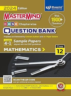 Mathematics CBSE question bank class 12 2024 Exam with Sample Paper by ...