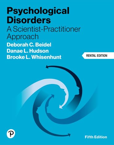 Psychological Disorders, 5th edition: Deborah C. Beidel: 9780137833535 ...