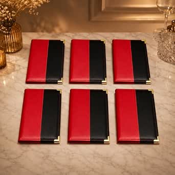 Gurubhai Equipments Luxury PU Leather Bill Folder – Restaurant Bill ...