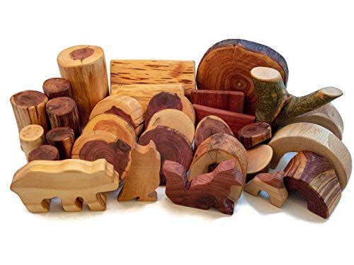 Amazon.com: Forest Friends Tree Blocks 32pc : Handmade Products