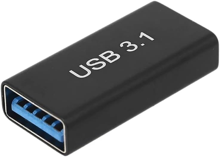 KIPZO USB Connector, USB Type A to Female Adapter, 2 inches, Aluminum ...