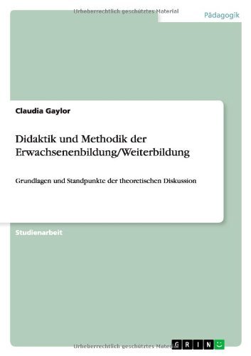 Didaktik und Methodik der Erwachsenenbildung/Weiterbildung (German ...