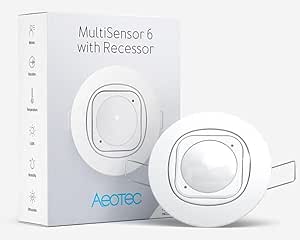 Aeotec Multisensor 6, Z-Wave Plus 6-in1 Motion, Temperature, Humidity ...