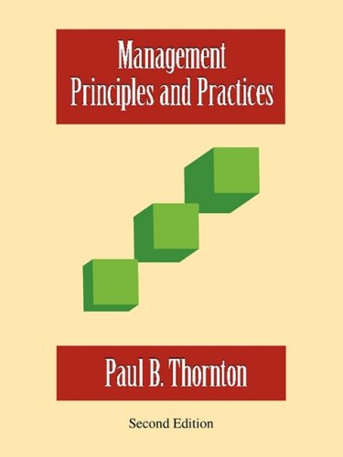 Amazon | Management: Principles and Practices | Thornton, Paul B ...