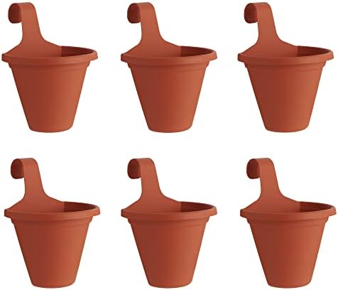 Clever Pots 6x Hanging Plant/Flower Pots Planters, with Self Watering ...