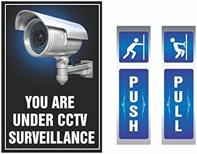 Anne Print Solutions® You are Under CCTV Surveillance Stickers Pack of ...