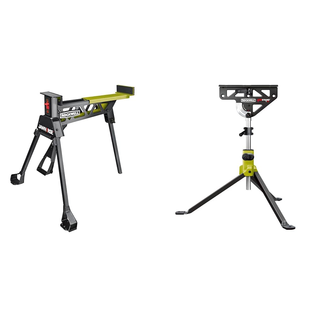 Rockwell RK9003 Jawhorse Material Support and Saw Horse + RK9034 ...
