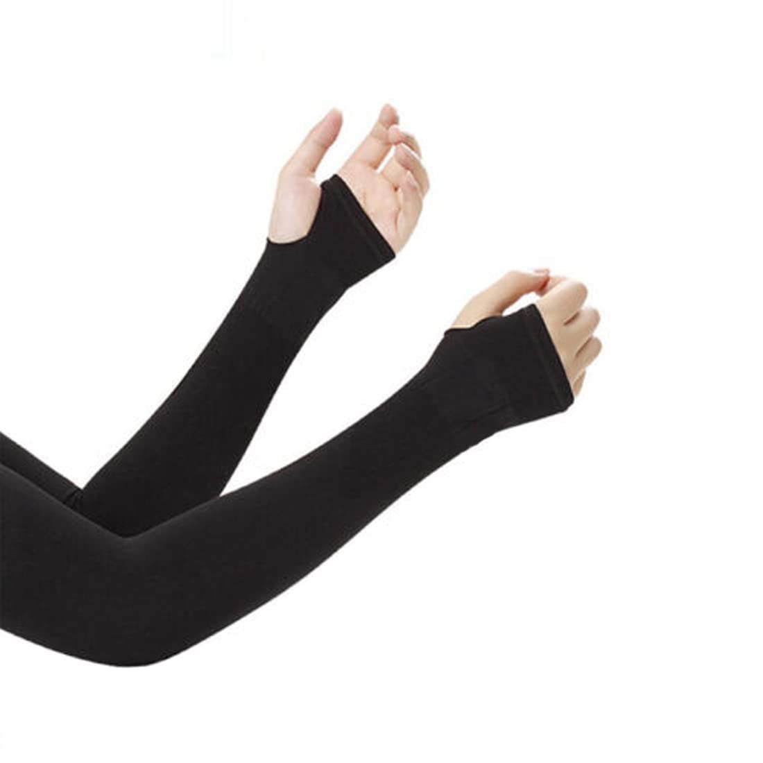 AUTOFRILL Arm Sleeves for Men Hand Gloves for Men Skinny fit With Thumb ...