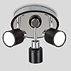 MiniSun – Round and Modern Ceiling Light with 3 Adjustable Chrome ...