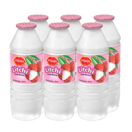 GM Marketing PRAN Litchi Fruit Drink 750ml (125ml X 6 Bottle) : Amazon ...