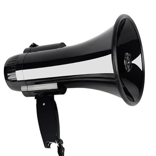 Public Address System, Bullhorn 30 Watt Power Handheld Microphone Built ...