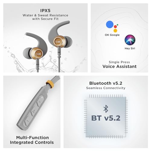 Boat Rockerz 235 Pro Wireless Bluetooth Neckband in Ear Earphone, Upto ...
