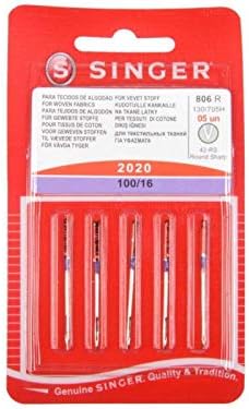 Singer universal needles, 2020, 100/16, metal, silver, 7 x 0.03 x 4 cm ...