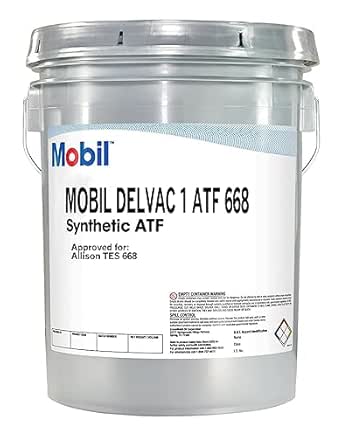 Amazon.com: Mobil Delvac 1 ATF 668, 5 Gal. Pail : Automotive