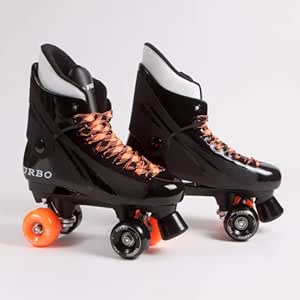 Ventro Pro Turbo Quad Roller Skates - Orange/Black Mixed Ventro Wheels ...