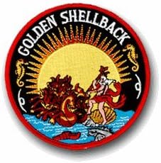 Amazon.com: Navy Patches Golden Shellback 4" Military Patch : Clothing ...
