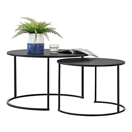 Couchtisch 2er Set Schwarz
