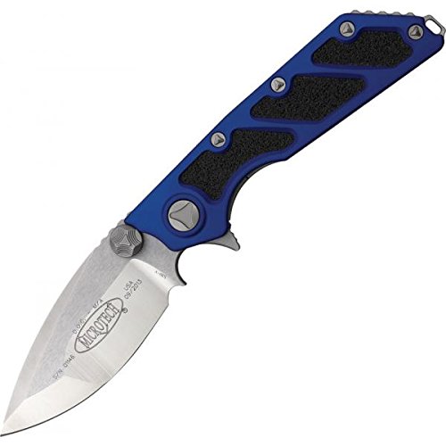 Amazon.com: Microtech DOC Folding Knife,3.375in,Satin Stainless Standard Edge Spear Point Blade ...