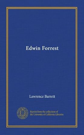 Edwin Forrest : Amazon.in: Books