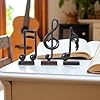 Amazon.com: Handicraftviet Wooden Music Note Sculpture and Music Lovers ...