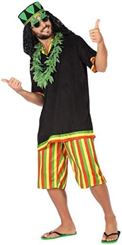 Atosa 53890 Costume Jamaican Reggae Man XL Black-Carnival, Men – BigaMart