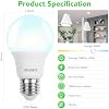 BUBO A19 LED Light Bulbs, 40 Watt Equivalent LED Bulbs, Daylight 5000K ...