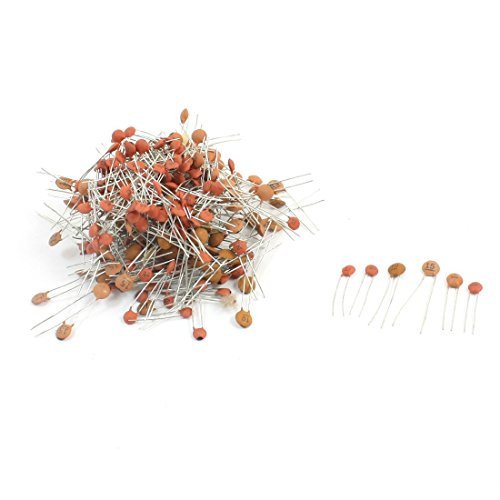 Alcoa Prime300Pcs 50V 6 Values 6pF-30pF Radial Lead DIP Ceramic Disc ...