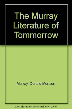 Amazon.com: The Literature of Tomorrow: An Anthology of Student Fiction ...