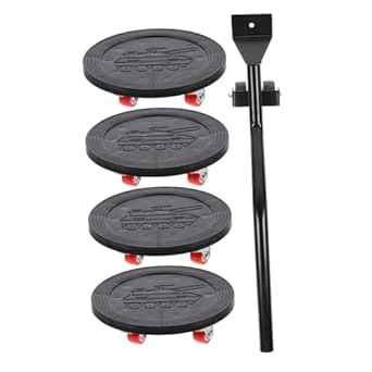 CLISPEED 1 Set Mover Household Moving Tools Moving Pry Bar Oval Cake ...