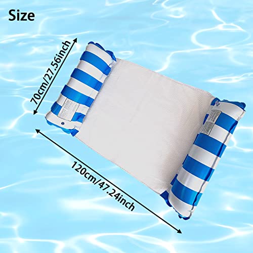 Inflatable Pool Floats Hammock,Water Hammock,4-in-1 Multi-Purpose ...