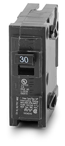 SIEMENS (12 Pack) Q130 Breaker, 30A, 1P, 120 VAC, Plug-In : Amazon.ca ...