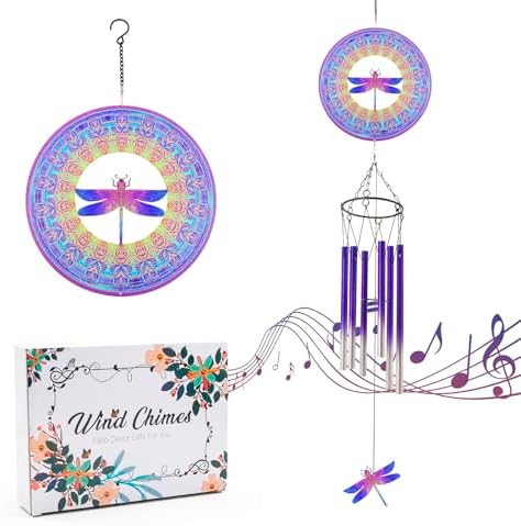 Amazon.com : Wind Chimes with Owl Wind Spinner, Gifts for Men, Women ...