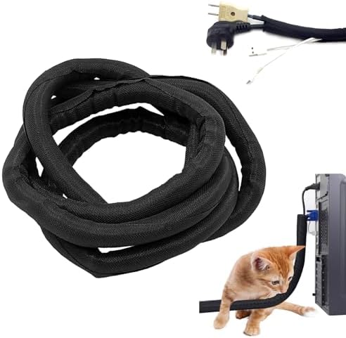 Amazon.com: KEOHOLI Cat and Dog Cord Protector 1/2Inch - 16 Ft, Cord ...