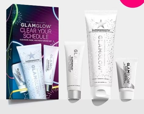 Amazon.com: Glamglow Clear Your Schedule - Cleanser, Mask, and ...