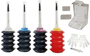 Amazon.com: Vivid Colors VC Ink Cartridge Refill kit for H63 HP62 HP62XL HP63XL HP64XL HP65XL ...