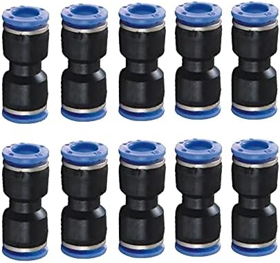 8mm to 4mm Pneumatic air pipe push connector (PG8-4) joint connector (2 ...