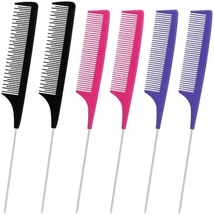 Amazon.com : Cricket Silkomb Pro-50 Fine Tooth Rattail Comb for Hair ...