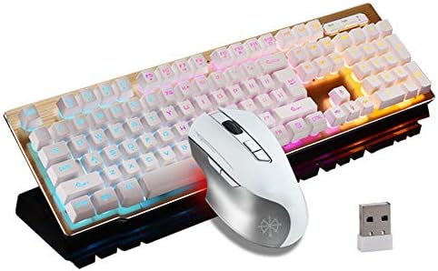 Amazon.com: Rechargeable Keyboard and Mouse Wireless,USB Fast Charging ...
